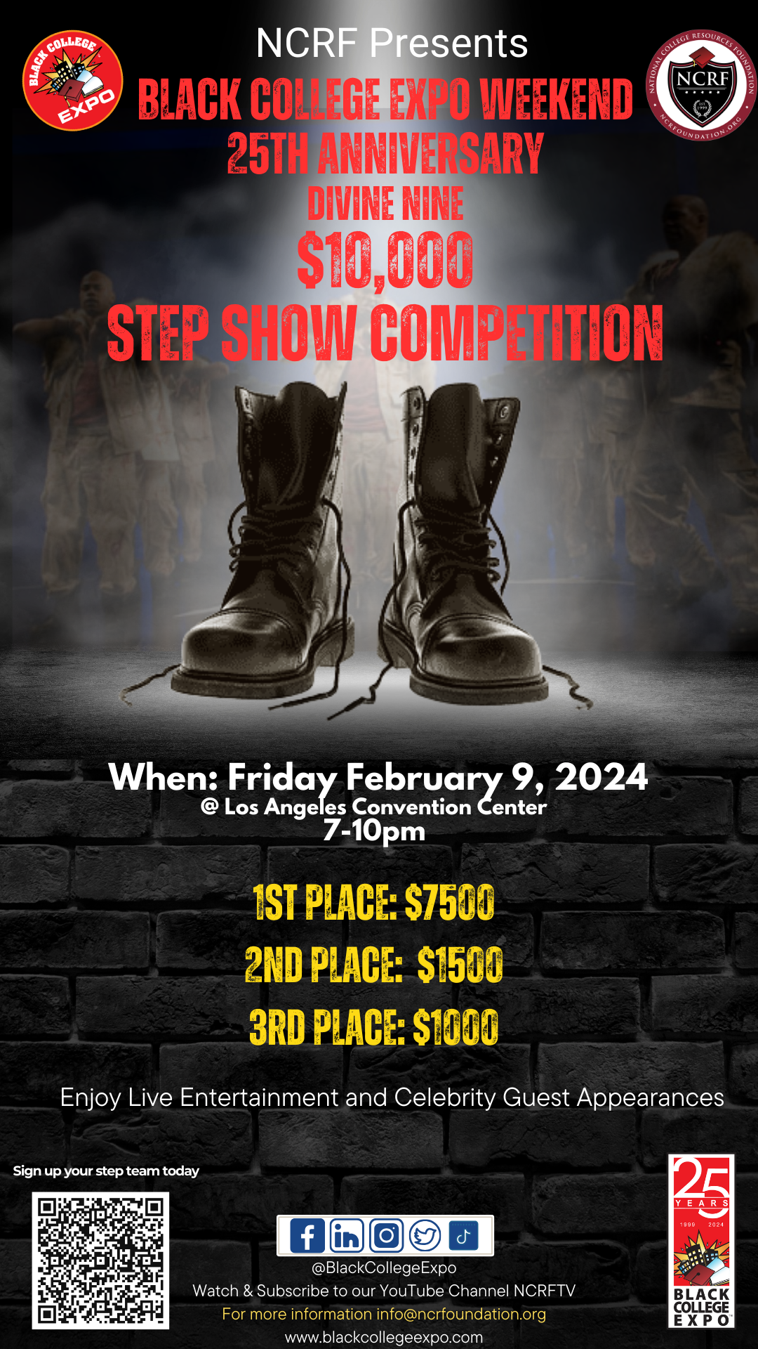 25th Anniversary $10,000 Step Show Competition